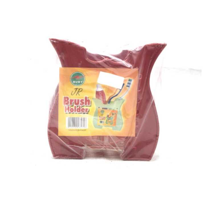 Plastic Brush Holder Ruby - Brown | Daraz.lk
