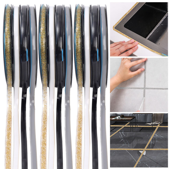 6M/roll Kitchen waterproof strip Self-Adhesive Kitchen Seam Stickers ...