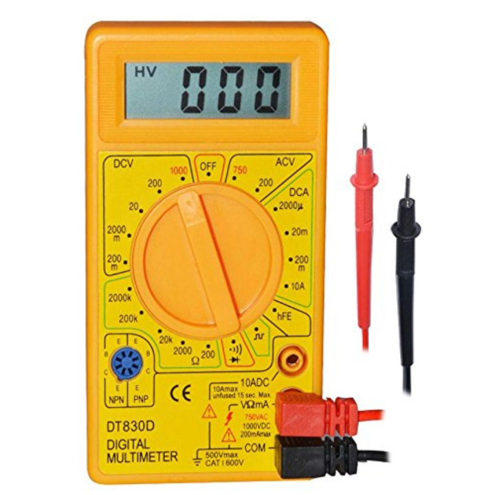 DT830D LCD Display Digital Multi-meter Digital Multimeter | Daraz.lk