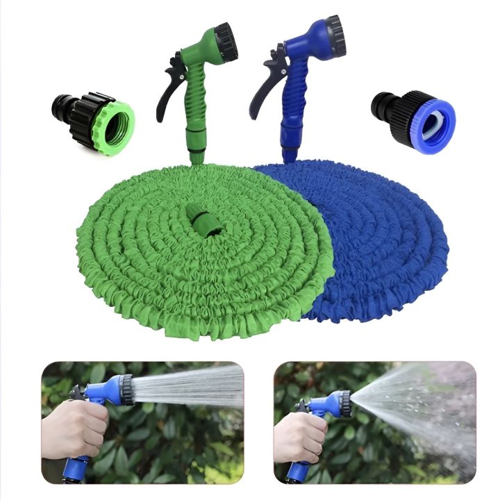 50 Feet Expandable Magic Water Hose 100FT Expanding Garden Water Hose ...