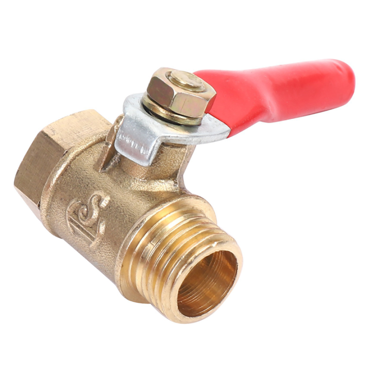 48PCS 1/4 Inch Heavy Duty Brass Ball Valve Shut Off Switch Male and ...