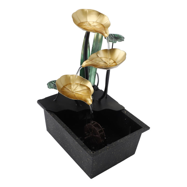 Desk Waterfall Fountain Circulating Water Decorative Tabletop Fountain ...