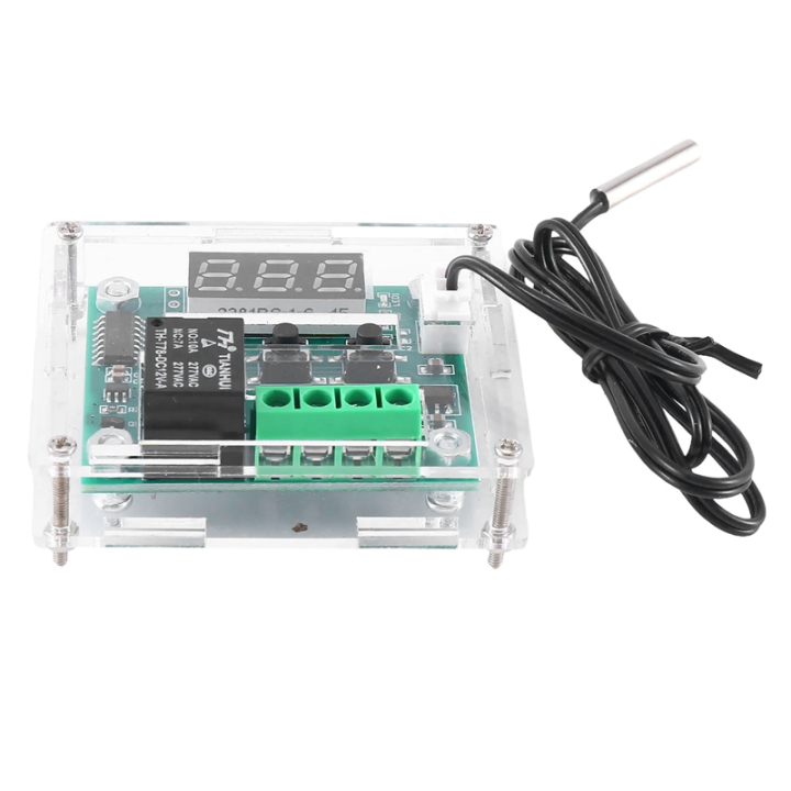 W1209 DC 12V Thermostat Temperature Control Switch Thermometer Controller with Digital LED ...