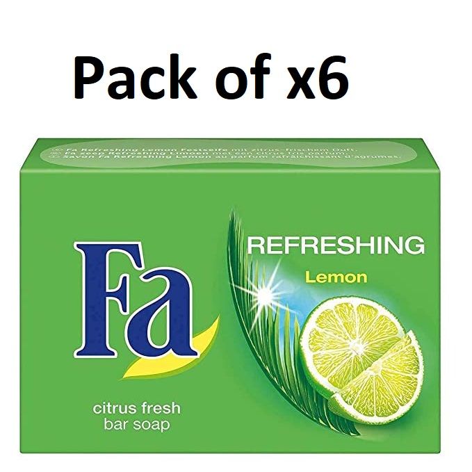 Fa Bar Soap - Refreshing with Lemon Extract Refreshing Lemon x6 Soaps ...