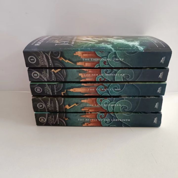Percy Jackson boxed set Rick Riordan 5pcs | Daraz.lk