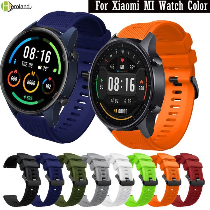 Bracelet WatchStrap For Xiaomi MI Watch Color Smartwatch Soft Silicone ...