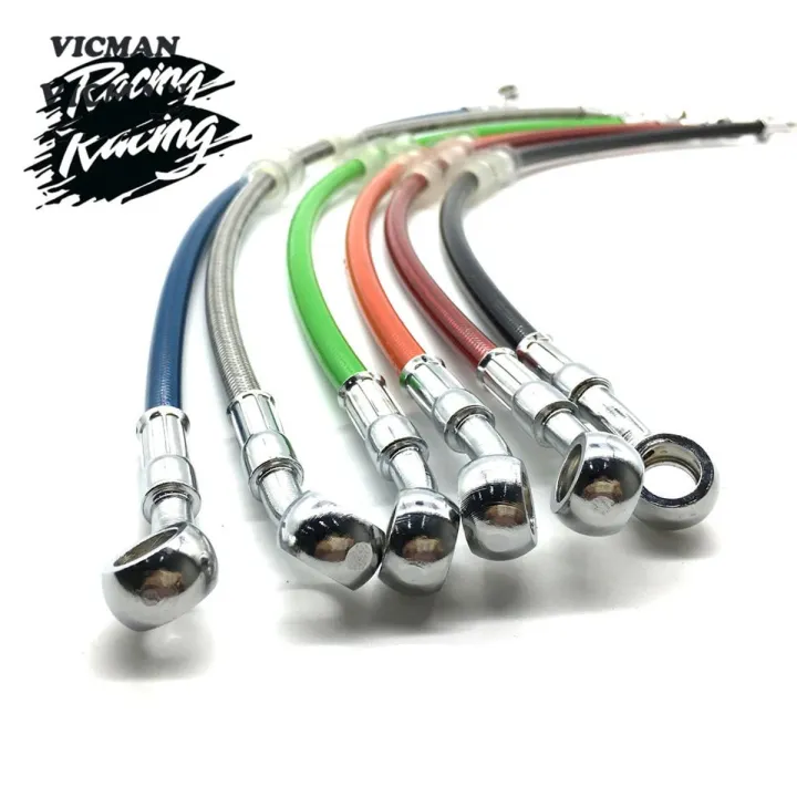 Bike Braided Brake Line Steel cable Hydraulic Banjo 400mm-1500mm for ...