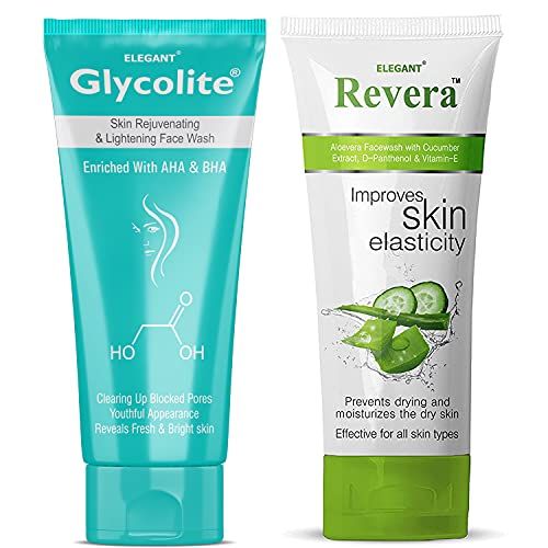 Glycolite Face Care Combo Pack - Face wash and Revera Aloe vera ...