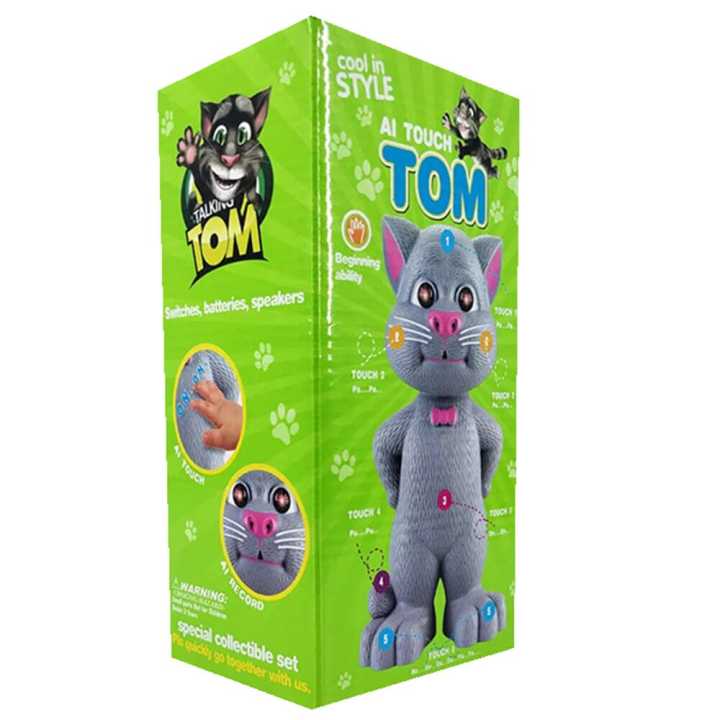 Talking Tom with AI Touch Sensitive Intelligent and Recording Talk Back ...