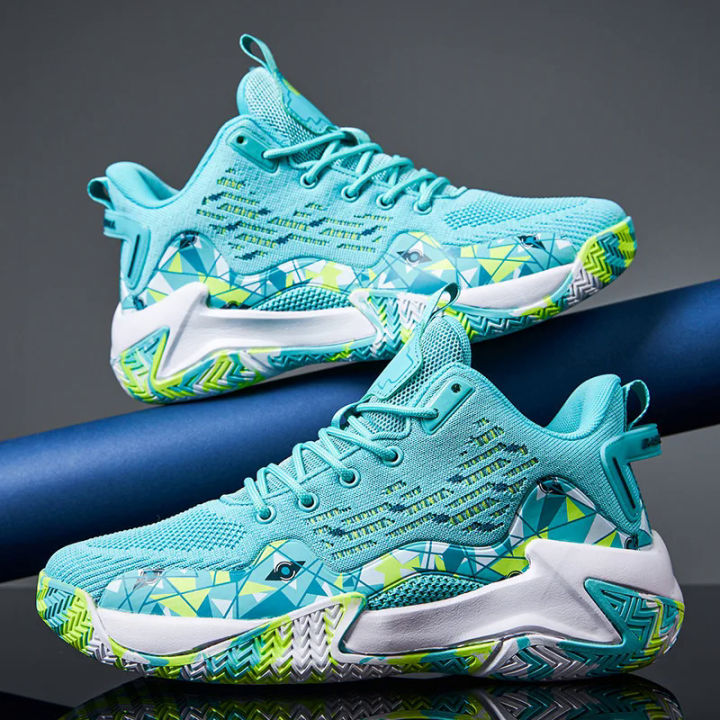 Big Size 48 Men Basketball Shoes Breathable Cushioning Non-Slip ...