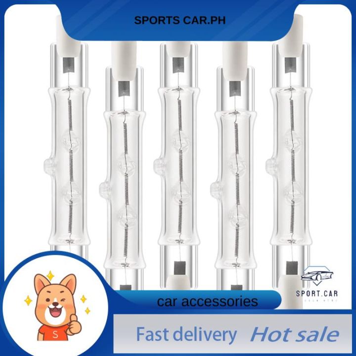5 Pack R7S 118mm 300W 230V,R7S Halogen Linear Light Bulb, Dimmable ...