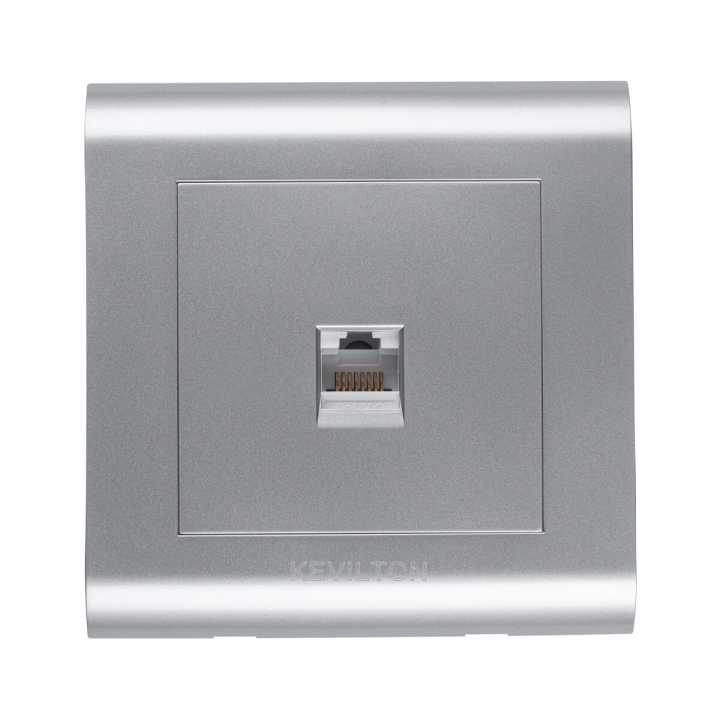 Modular Silver Cat 6 Data Socket Outlet | Daraz.lk