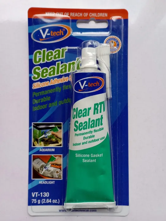 Vtech Silicone Adhesive Sealant TUBE 75g - CLEAR | Daraz.lk