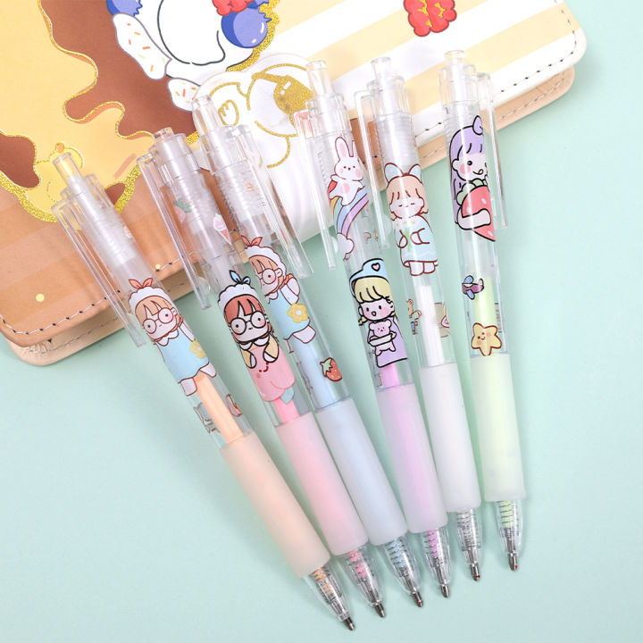 1/2PCS Creative Glue Pen Cute Cartoon Girl Scrapbook Glue Pens for ...