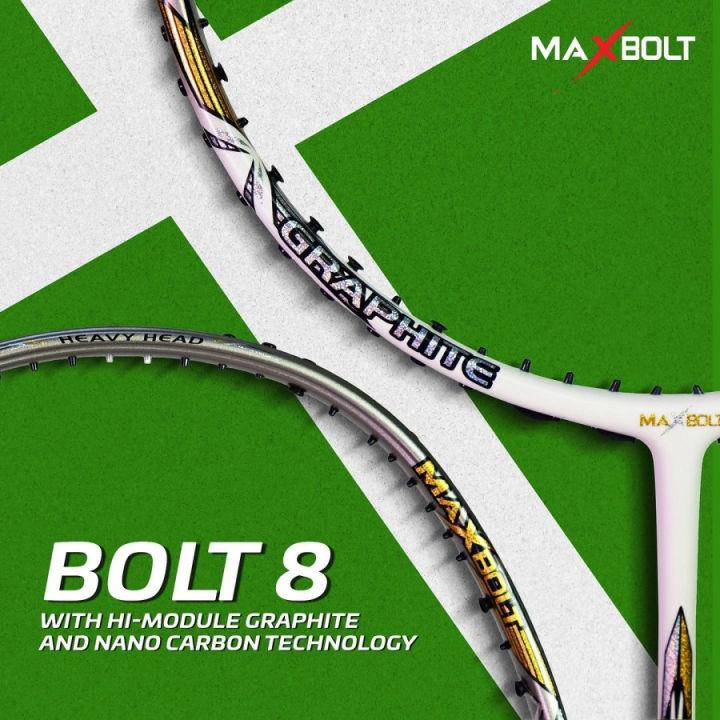 Maxbolt BOLT-8 High Quality High tension Badminton Racket 30 LBS ...