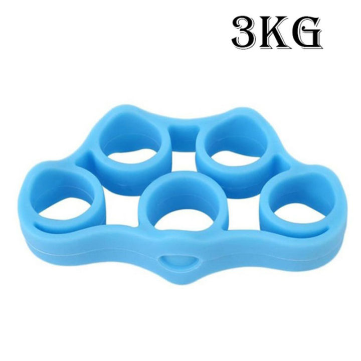 Hand Finger Grip Strength Trainer Resistance Strengthener Band Tension ...