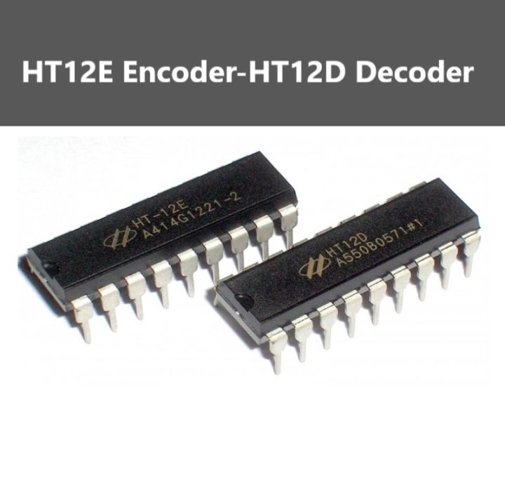 HT12E Encoder and HT12D Decoder IC | Daraz.lk