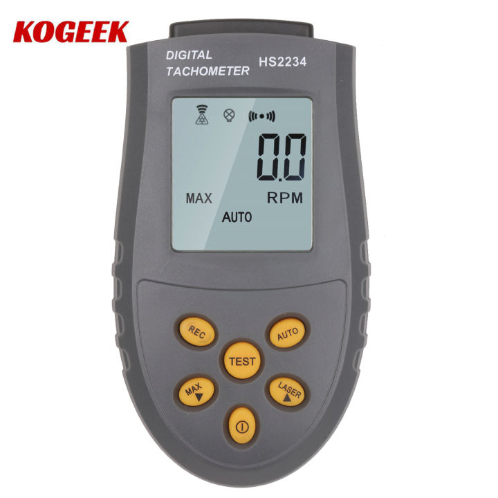 KOGEEK Portable High-precision Digital Tachometer with La-ser Manual ...