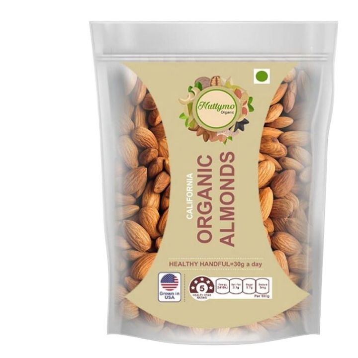 Nuttymo Organic Almonds (200g) | Daraz.lk