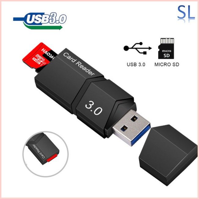 USB 3.0 Card Reader High Speed Read/Write for Micro SD Card | Daraz.lk
