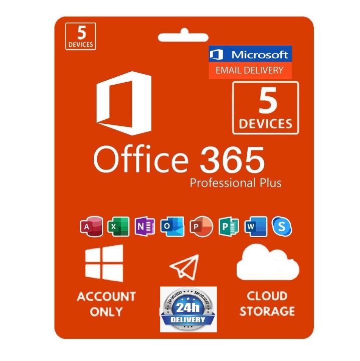 Office 365 lifetime genuine Account up-to 5 devices | Daraz.lk