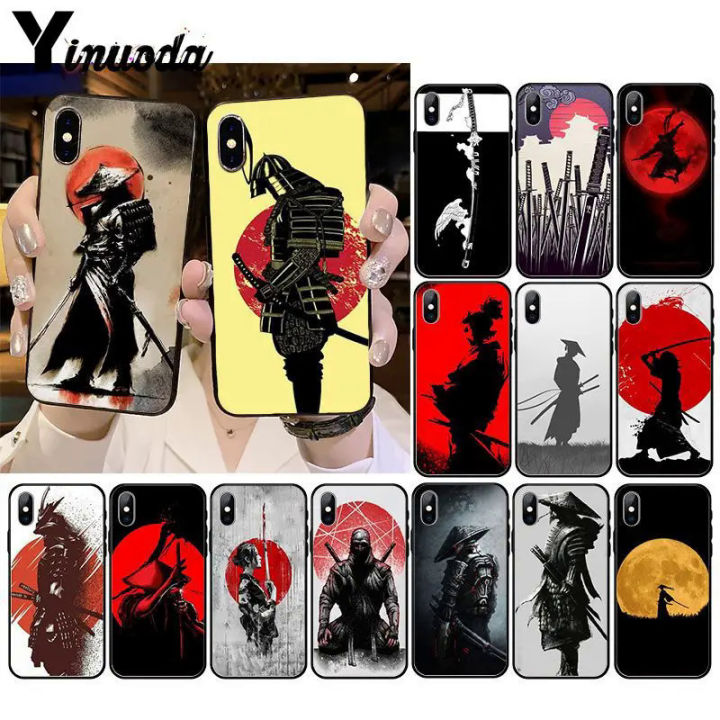 Japan the Samurai Ninja soft silicone phone case for iPhone 12 11 11pro ...