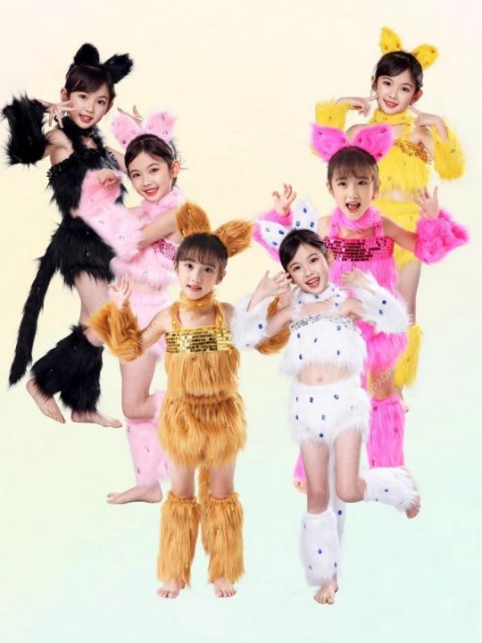 6 Colour Cat Cosplay for Girls Cat Girl Cosplay Costumes Fox Girl ...