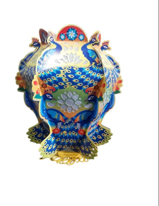 Vesak Lantern 1 Pieces ( Peacock Shape) | Daraz.lk
