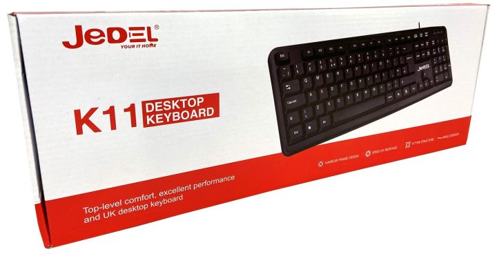 JEDEL Standard Usb Keyboard K11 Black | Daraz.lk