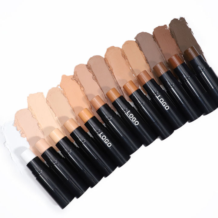 Private Label 2 in 1 Full Coverage Concealer Stick 17 Color Dark Skin ...