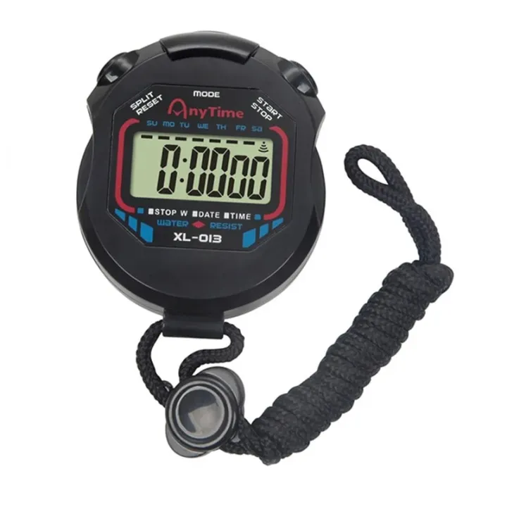 Waterproof Chronometer Timer Handheld Pocket Stopwatch Professional ...