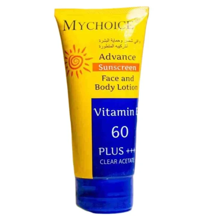 My Choice Advance (mc60) Sunscreen Face and Body WHITENING CREAM Spf 60 ...