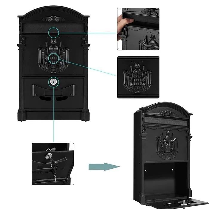 Fiber Letter Box Mail Box Post Box | Daraz.lk