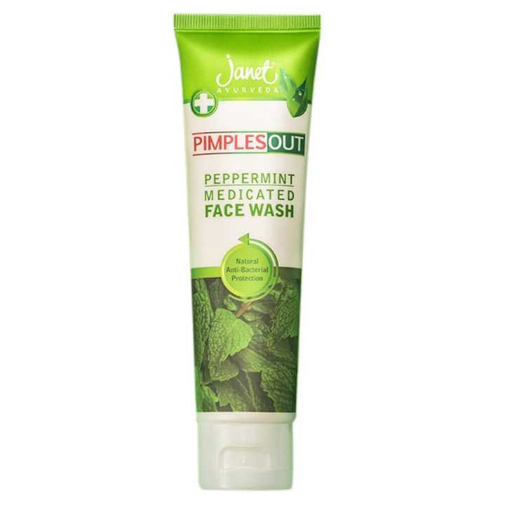 Janet Peppermint Medicated Face Wash - 100ml | Daraz.lk