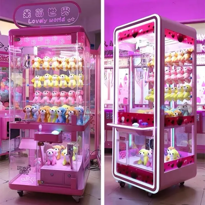 Fully Transparent Claw Machine Hardware Claw Machine Arcade Game Planning and Decoration Claw ...