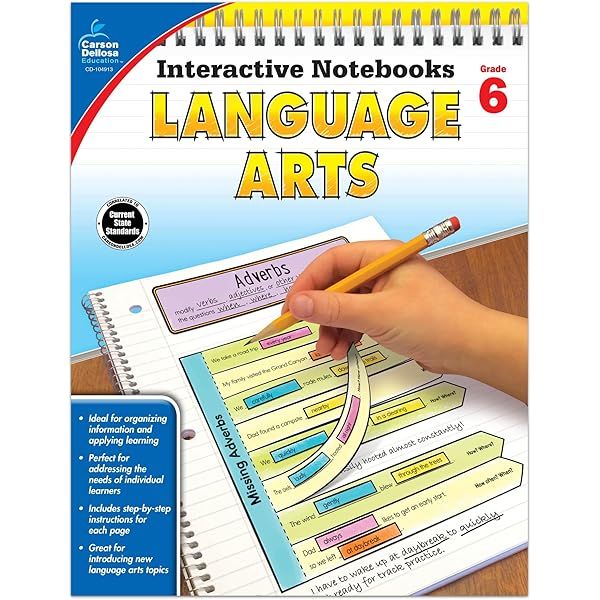 Language Arts, Grade 6 (Interactive Notebooks) | Daraz.lk