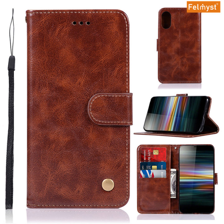 For Sony Xperia L3 Cases Leather Cases Wallet Type Card Insertable ...