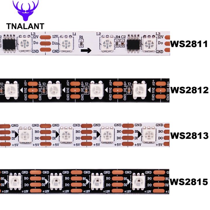 WS2812B WS2811 WS2815 WS2813 RGBIC LED Strip WS2812 30/60/144Pixels ...