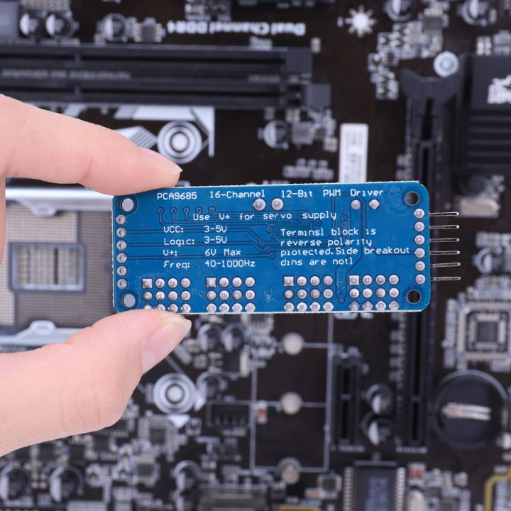 PCA9685 Robot Controller IIC Interface 16 Channel 12-Bit PWM Servo ...
