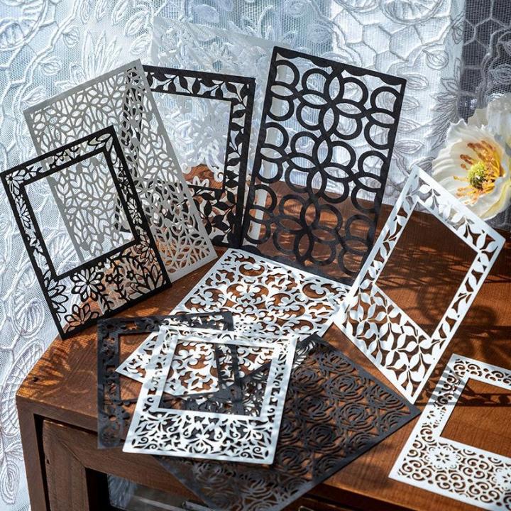 RHS Online 20PCS Embossed Postman Series INS Hollow Border Material ...