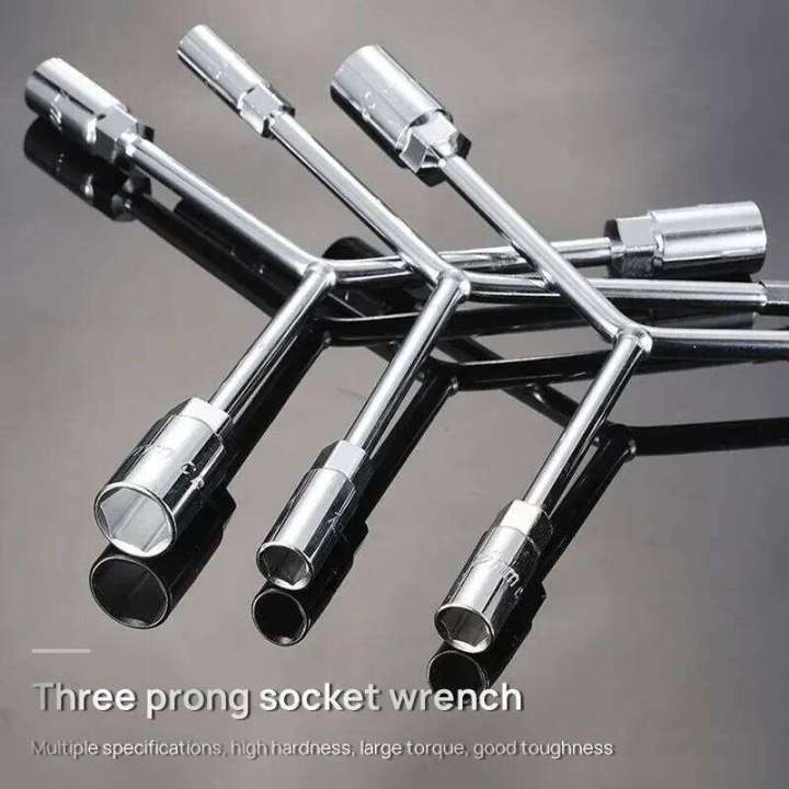 Trident Y-shaped Socket Tire Wrench, Auto Repair Tool | Daraz.lk