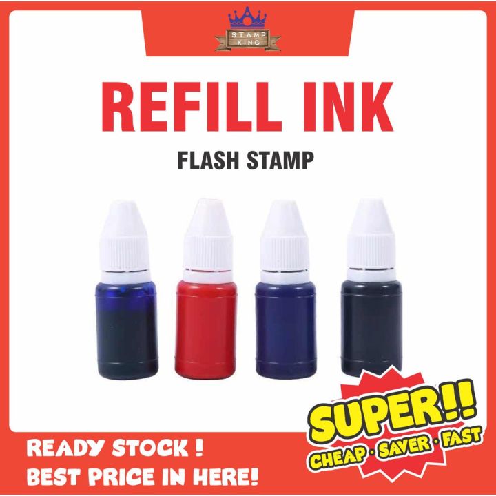 New specials Rubber Stamp Refill Ink Flash Stamp Pre ink name chop cop ...