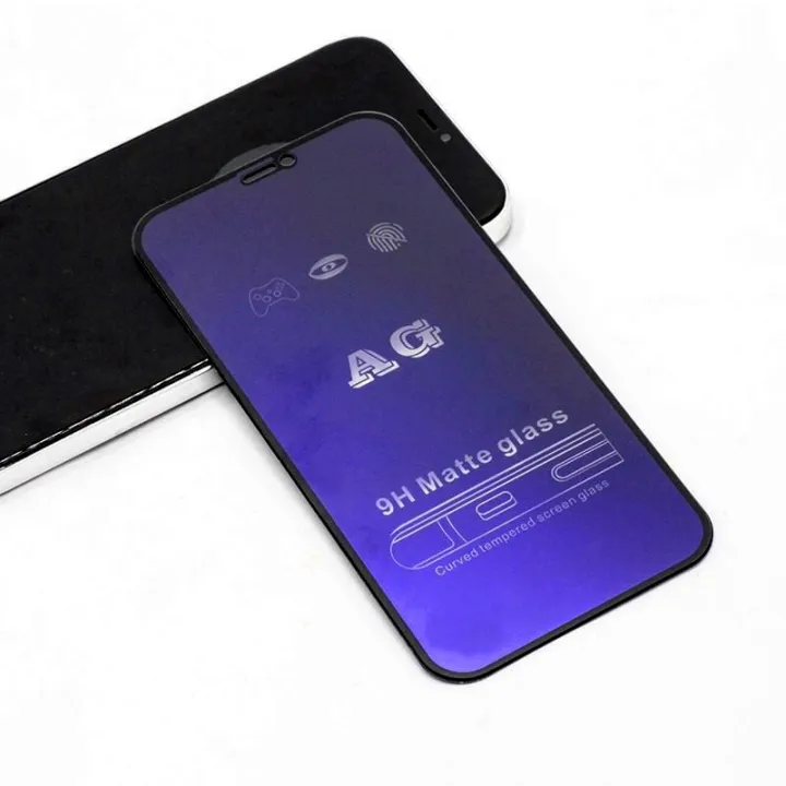 Mi Redmi Note 10 pro AG Matte Tempered Glass Film Anti blue Light ...