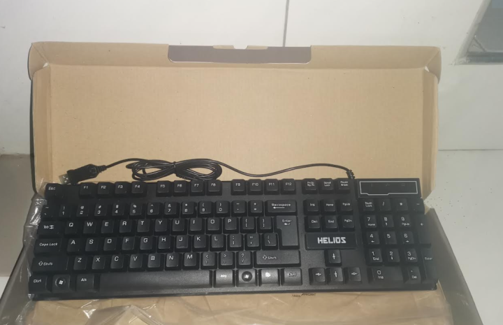 HELIOS easy office supply Genuine wired keyboard with over million ...