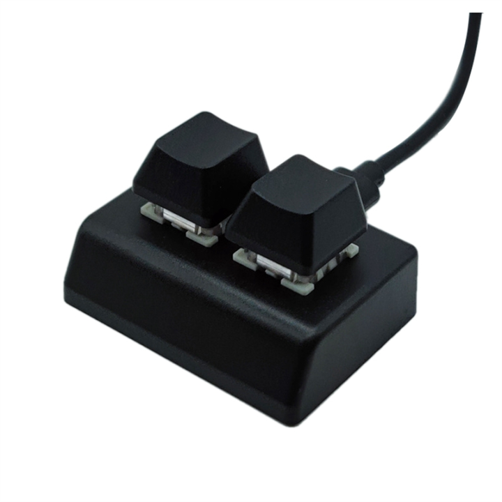 2 Keys Macro Programming Keyboard RGB Mini Keyboard Gaming Drawing Red ...