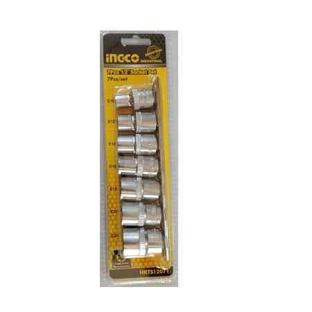 INGCO Socket Set HKTS12071 | E-Socket Socket Set Adapter Torx Star Bit ...