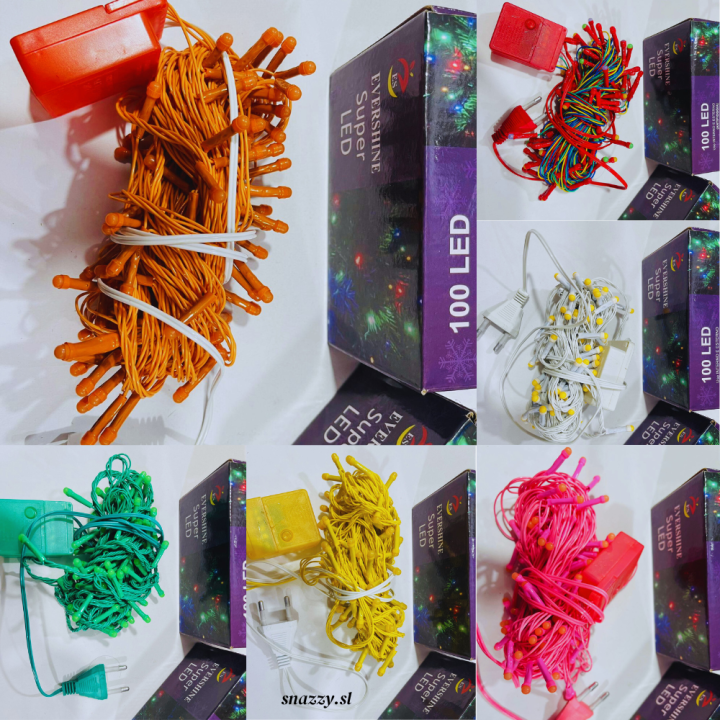 LED String Serial Light 8 Meters,100 Bulbs with 8 Modes Changing ...