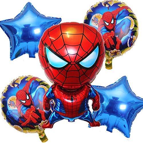 Foil balloon spider man 5pcs set | Daraz.lk