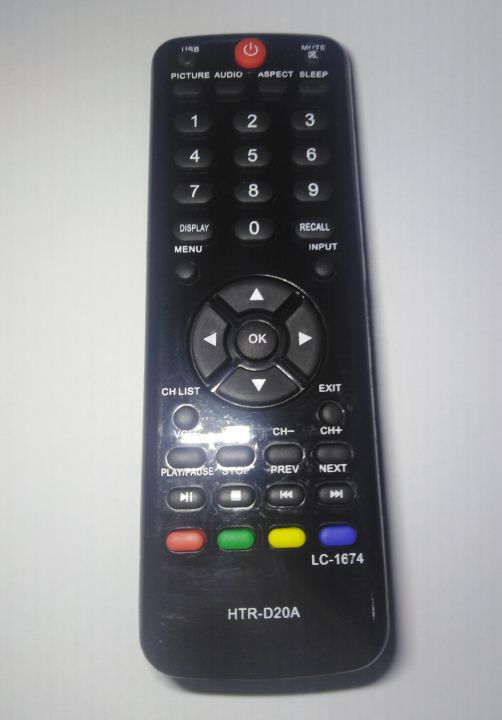 HAIER LCD/LED TV Remote Control RC-A06/HTR-D20A | Daraz.lk