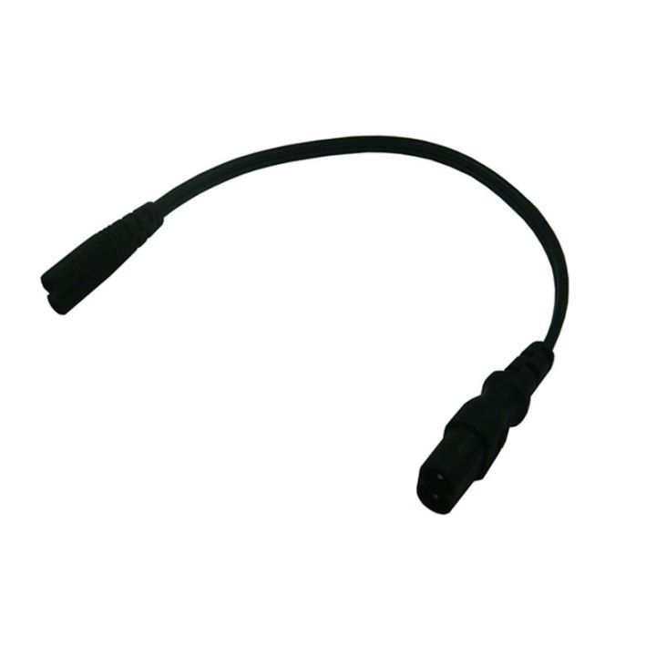 IEC 60320 C7 to C8 AC Portable Short Cord Power Cable 20cm IEC320 C7/C8 ...